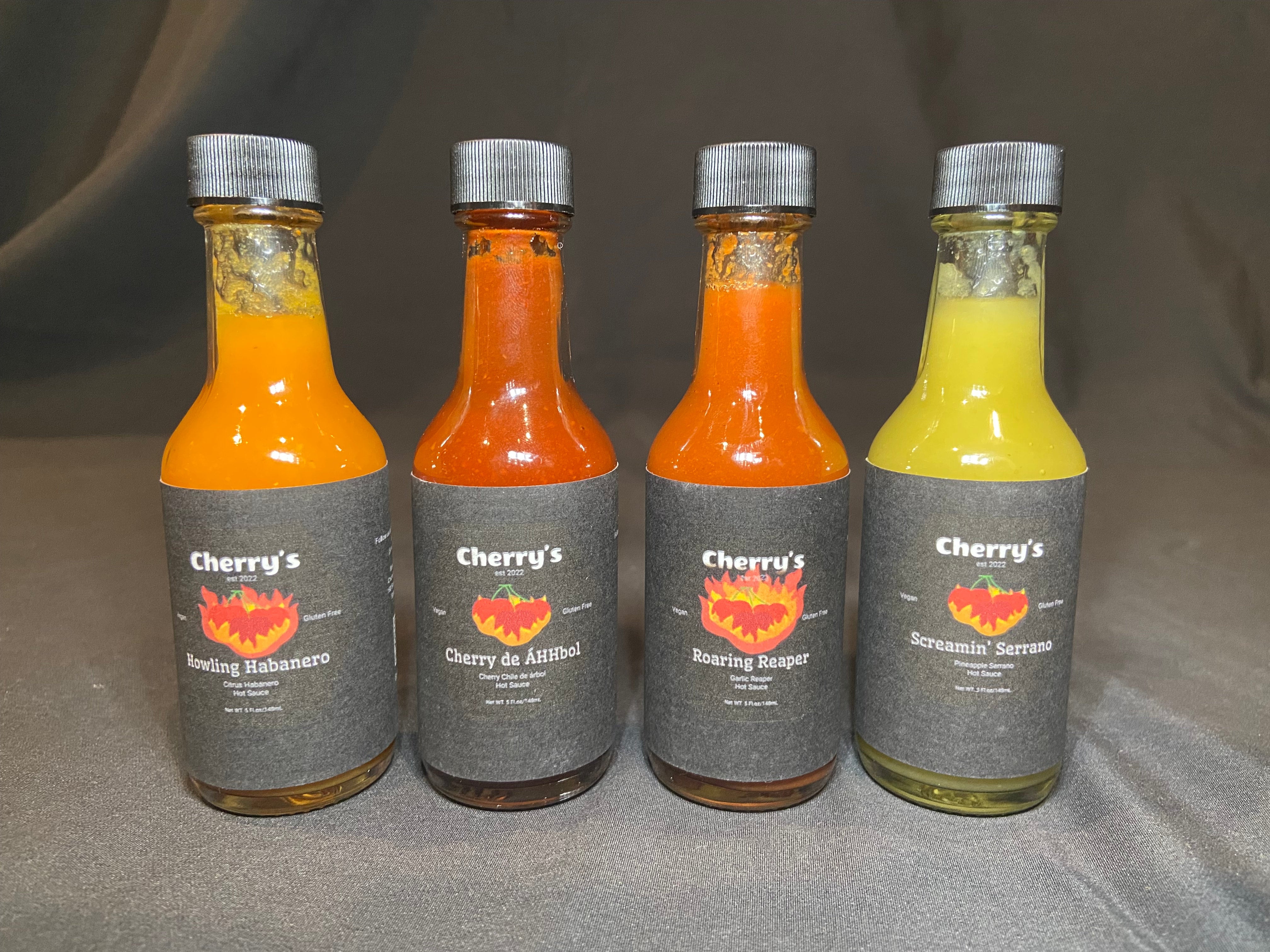 4 sauce sample pack | Cherry's Products